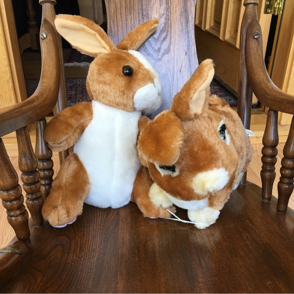 Toys | 2 Easter Bunny Stuffed Plush Animals | Poshmark